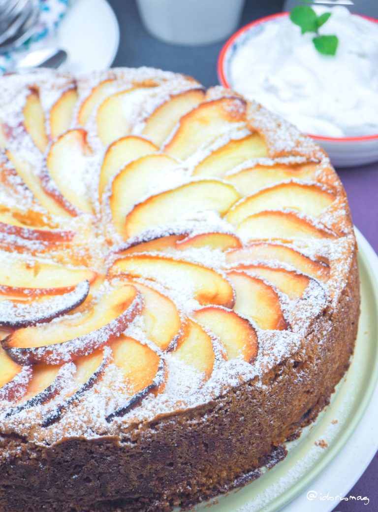 Sweet Fluffy Fruity Apple Cake – Vegan Recipe